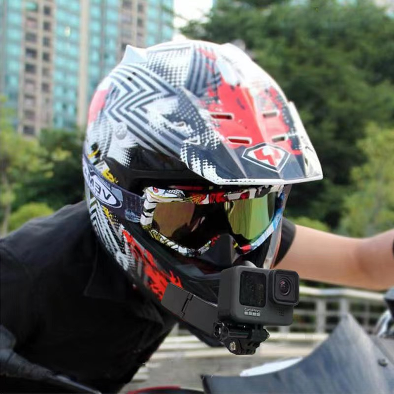 GoPro Full Face Helmet Chin Mount Holder for GoPro Hero 9 8 7 4K Camera ...