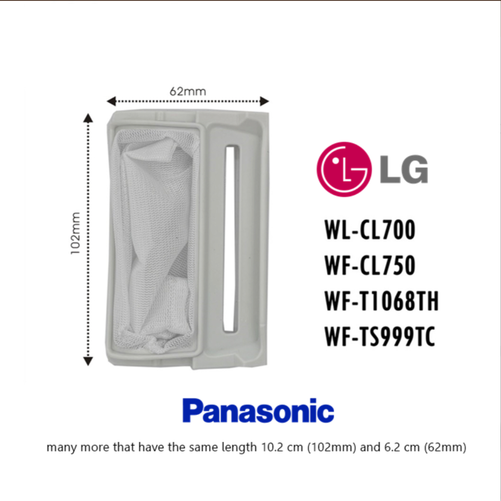 LG Washing Machine Dust Filter Bag (1pcs) /Penapis Habuk Mesin Basuh ...