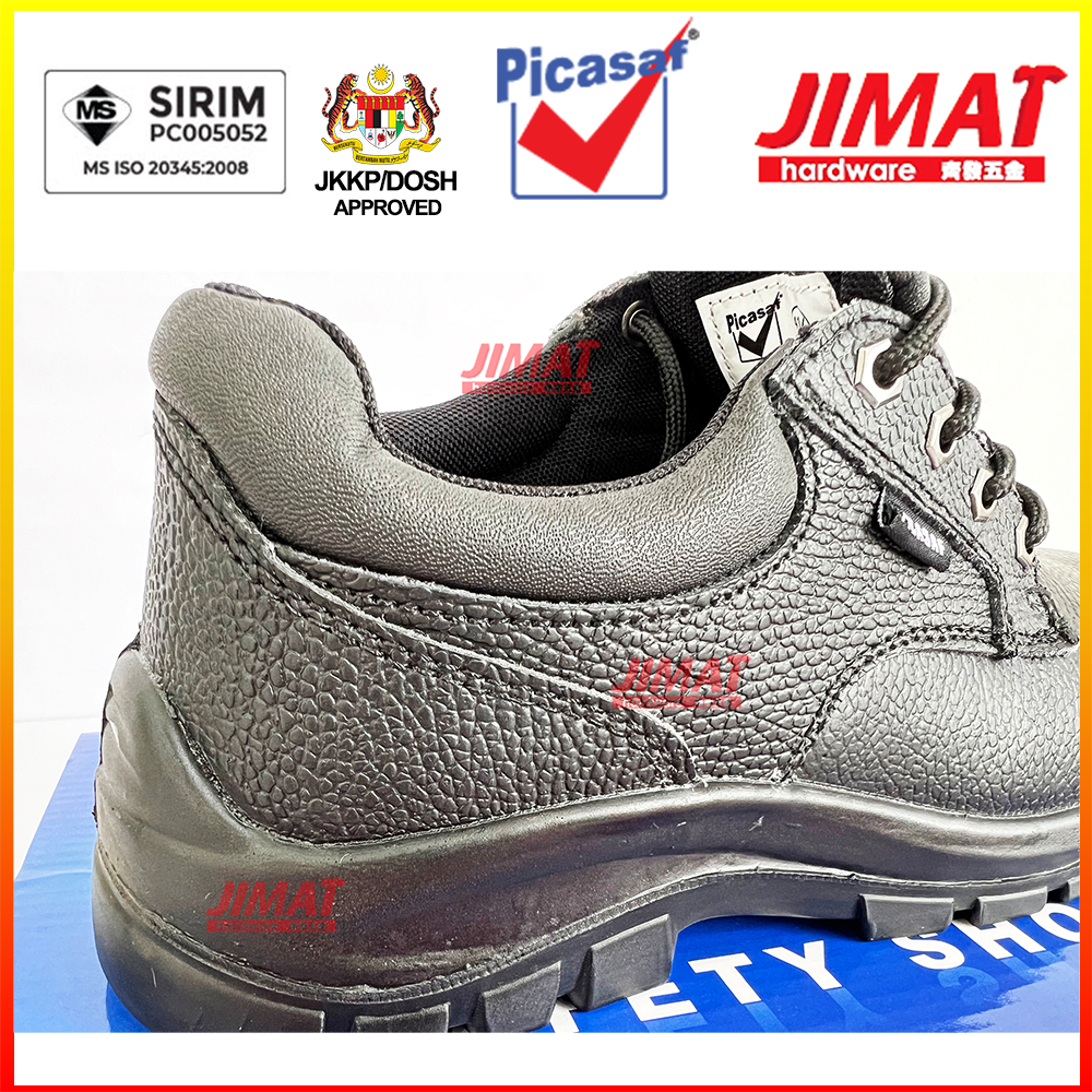 Picasaf Safety Shoe Sirim DOSH Approved Steel Toe Cap Mid Sole Low Cut ...