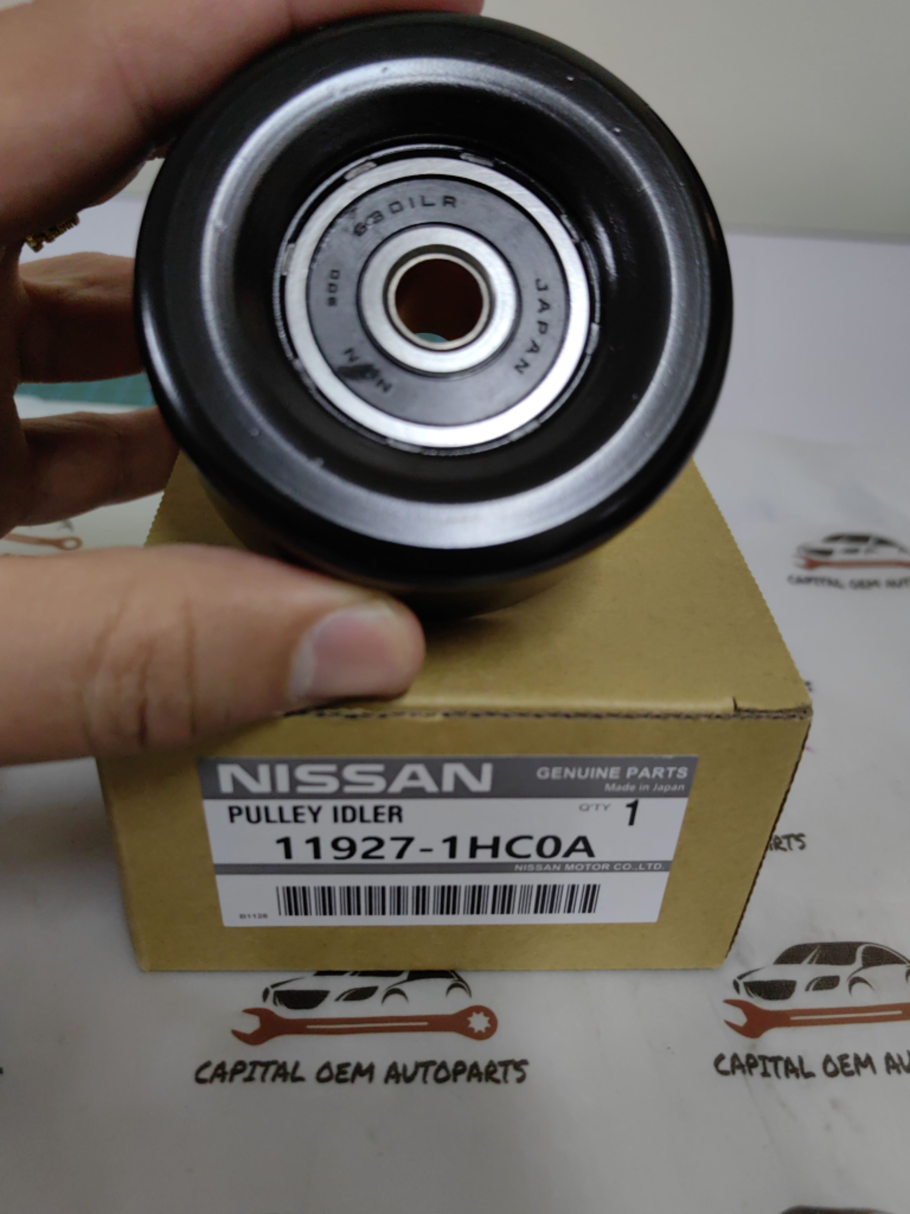 11720-EE50A FAN BELT TENSIONER IDLE PULLEY 6PK1205 NISSAN GRAND LIVINA ...