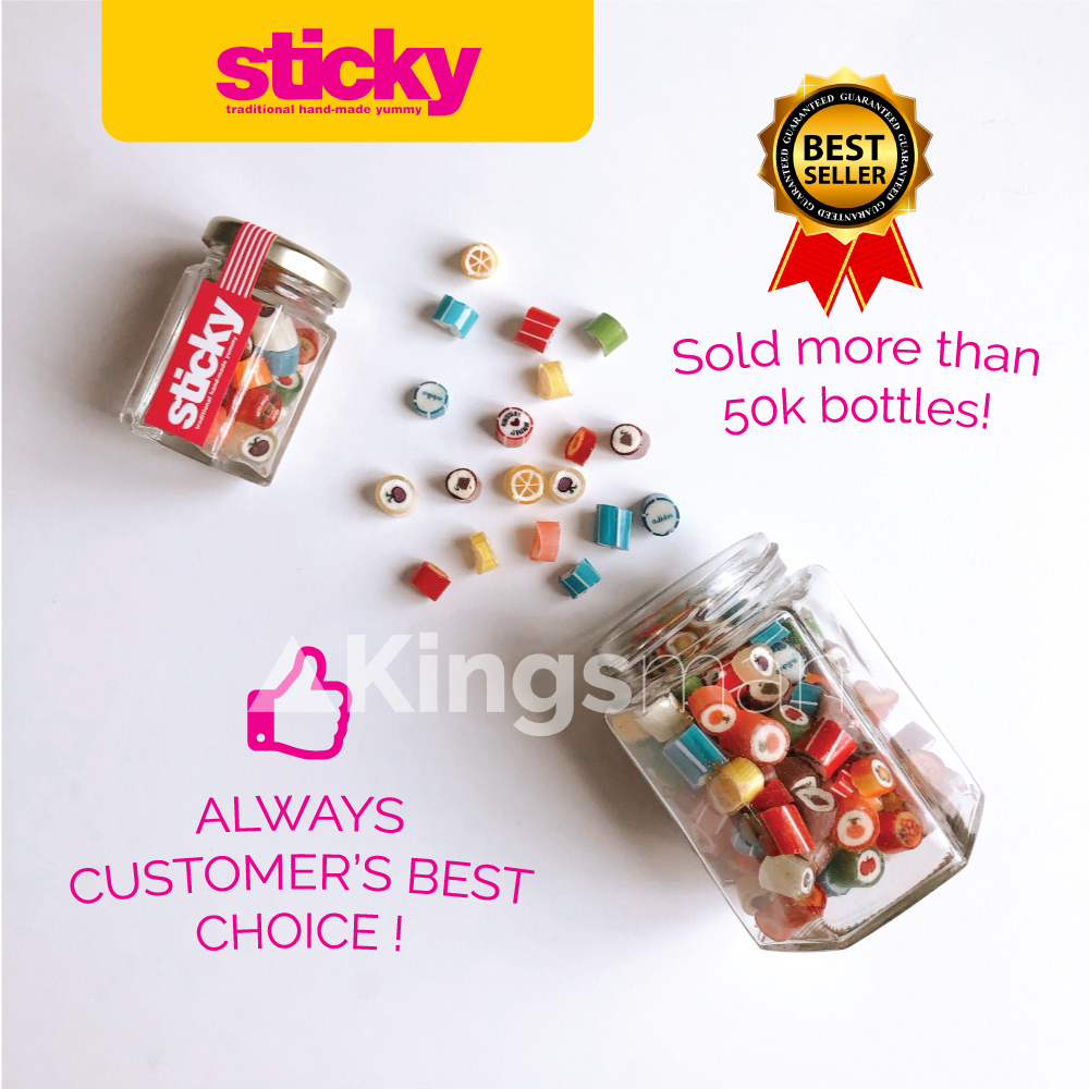 [Kingsman] Sticky Candy Halal Handmade 30g/70g/120g/190g Mix Fruits ...