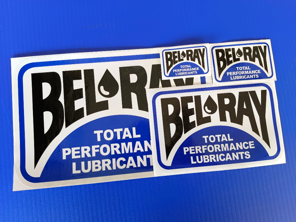 Sticker Bel Ray Oil Motor Car BelRay Sticker Waterproof HP Latex Print ...