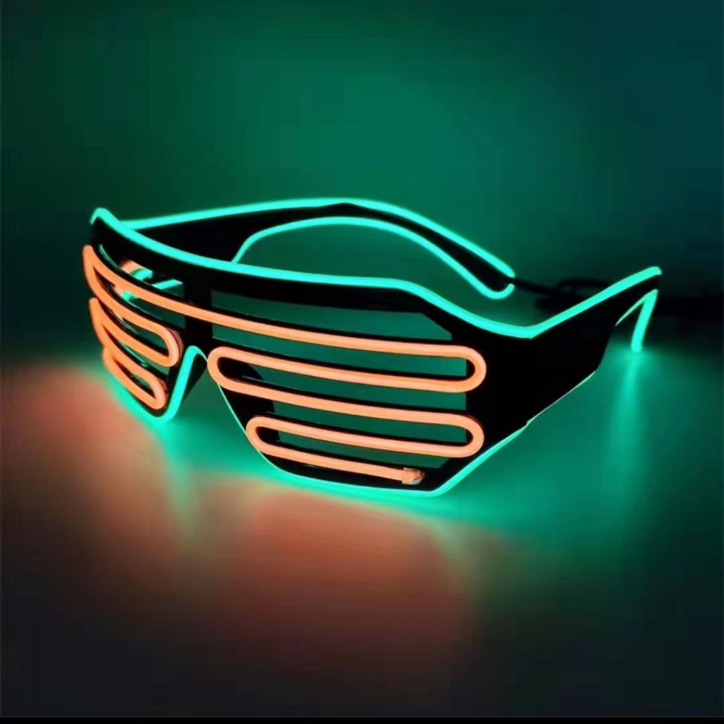Neon Light Glasses Neon Spec And Led Mask Cermin Mata Lampu Spec Mata ...