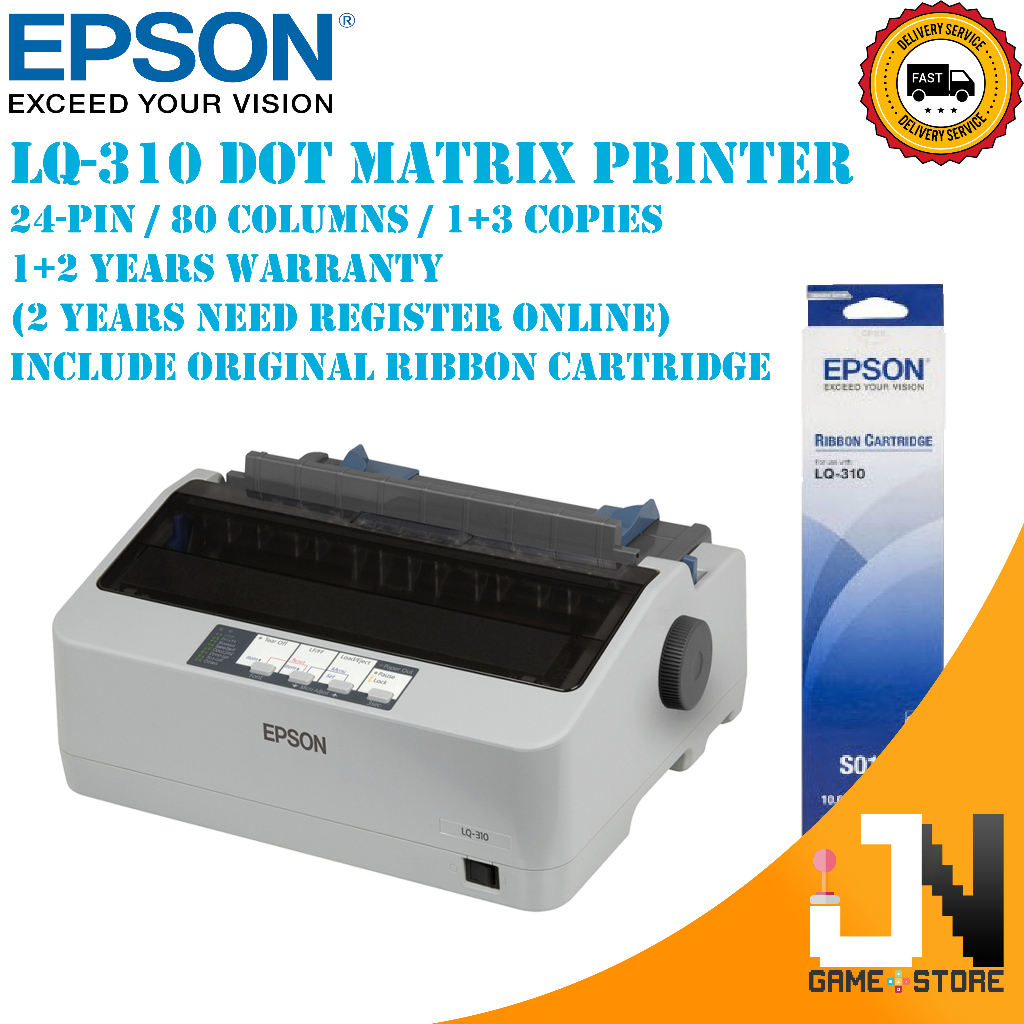 EPSON LQ-310 | LQ310 | LQ 310 Dot Matrix Printer (NEW) | Shopee Malaysia