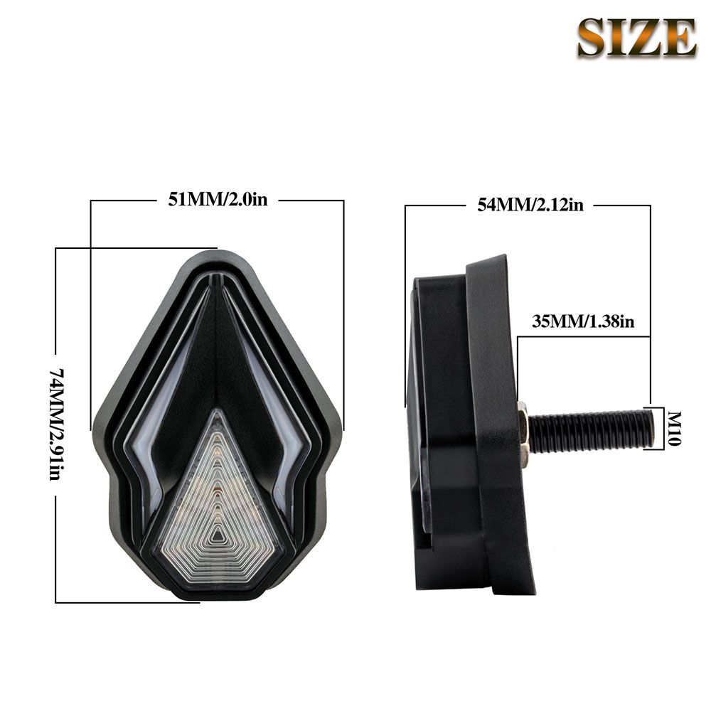 UNIVERSAL FRONT SIGNAL RS150 VI V2 WINNER X RSX150 R25 XJ6 FZ150 R15 ...