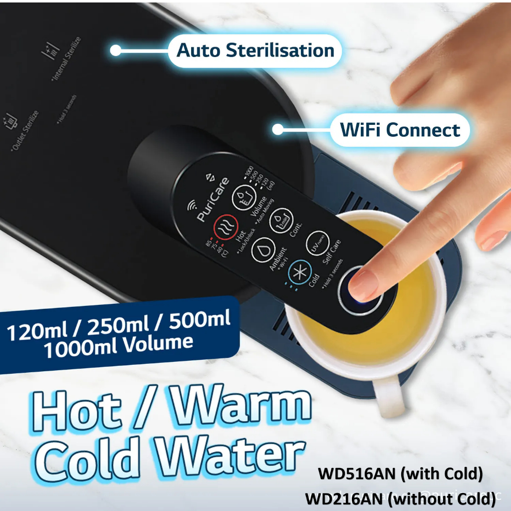 [ORIGINAL] LG PuriCare WD516AN Tankless Water Purifier 4 stages ...
