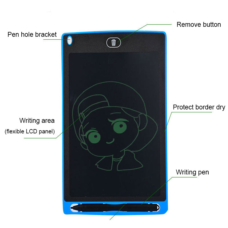 12 Inch LCD Writing Tablet Kids Drawing Tablet Graphics Tablet Smart ...