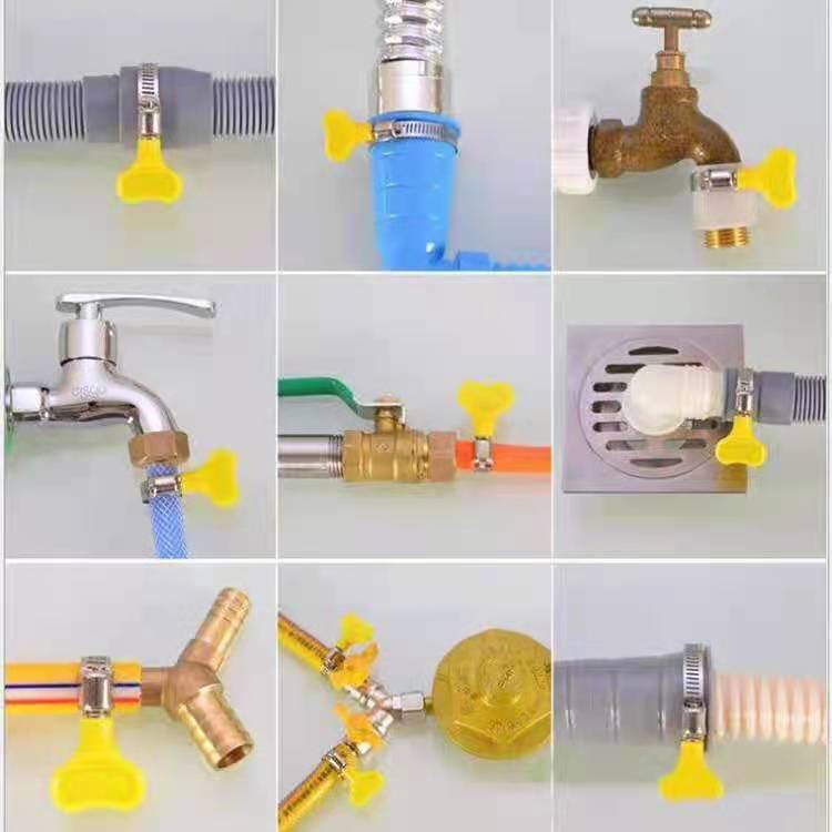 Pengikat paip getah Hose Pipe Clip With Plastic Handle Hose Clip for ...