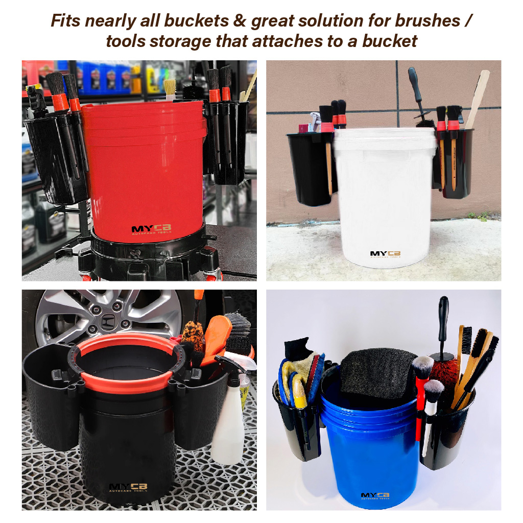 MYCB Small Hanging Bucket [Black] Universal Bucket Organizer Car ...