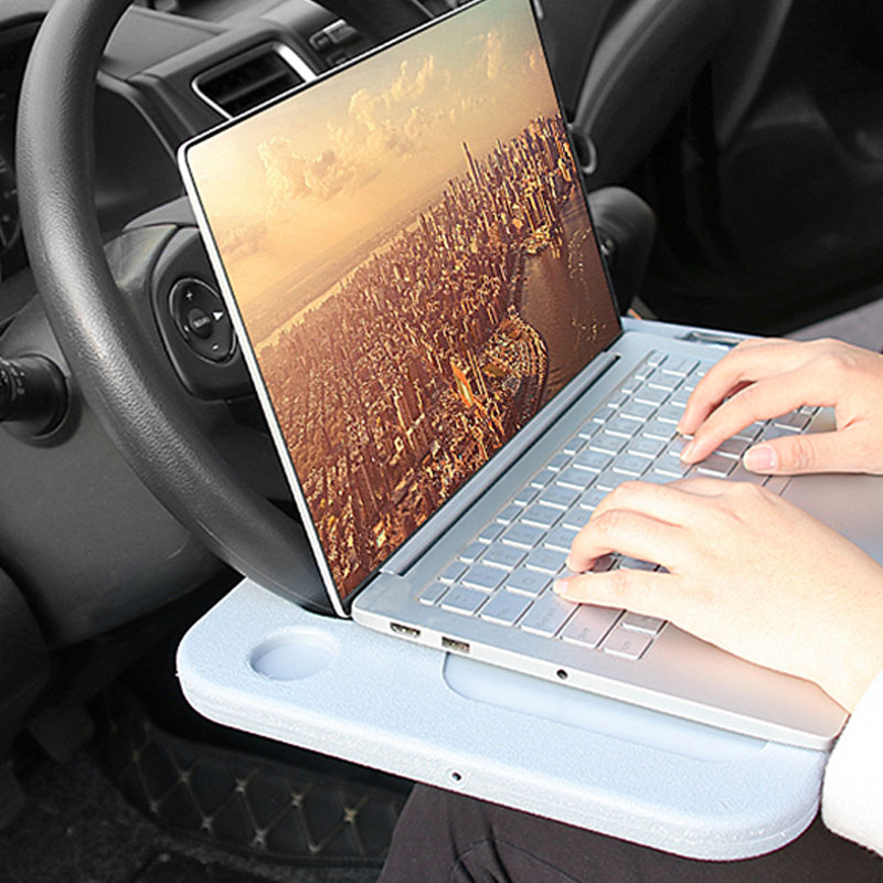 𝟐 𝐈𝐍 𝟏 Car Steering Wheel Table Tray Bracket Laptop Notebook Food ...