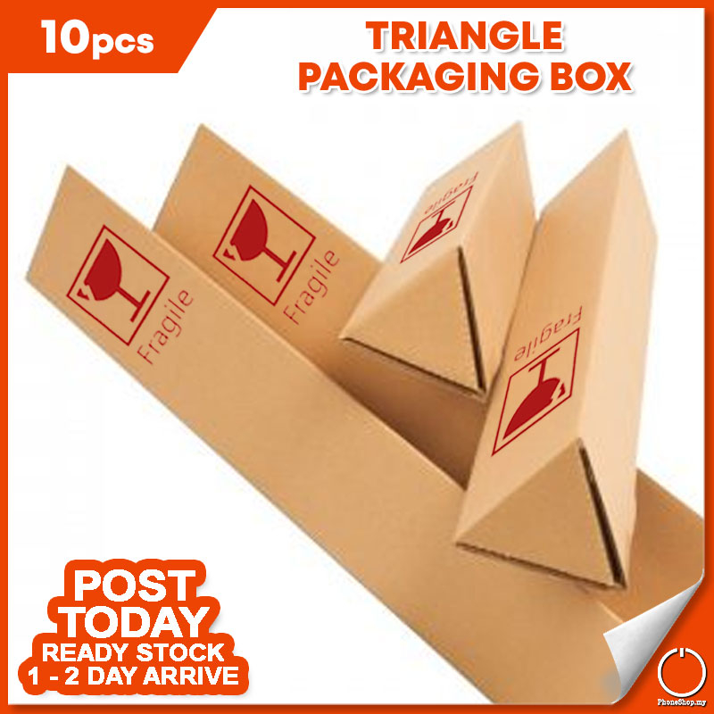 𝗧𝗥𝗜𝗔𝗡𝗚𝗟𝗘 10 Pieces Paper Box Kotak Carton Umbrella Fishing Rod Tree ...
