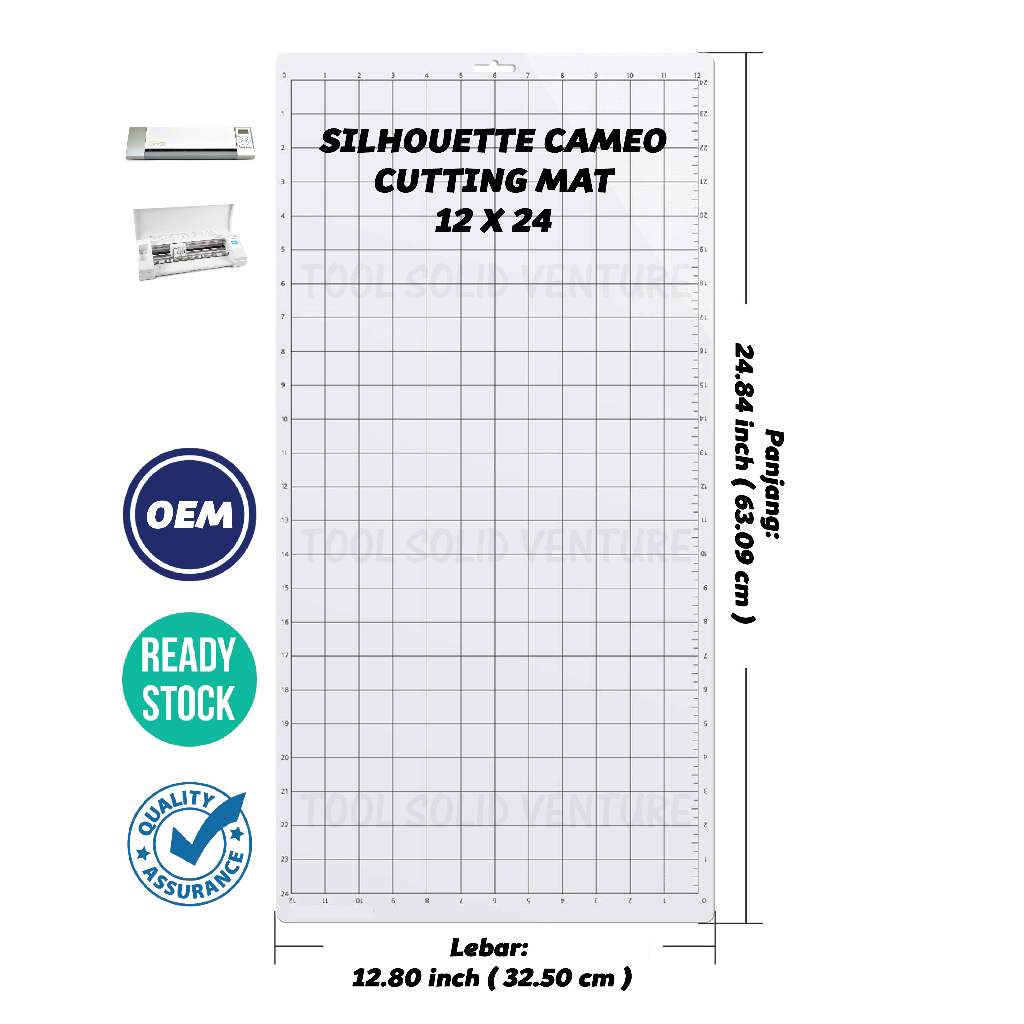 Cameo Cutting Mat 12 x 24 Inch Silhouette Cameo Plotter V1 & V2 & V3 ...