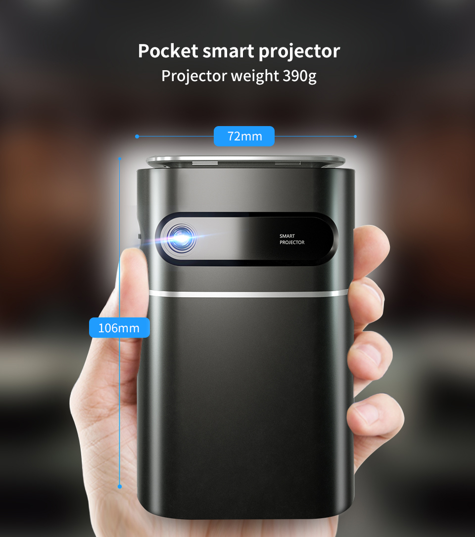 Smart Nano Projector HD Built-in Android OS Portable Projector Android ...