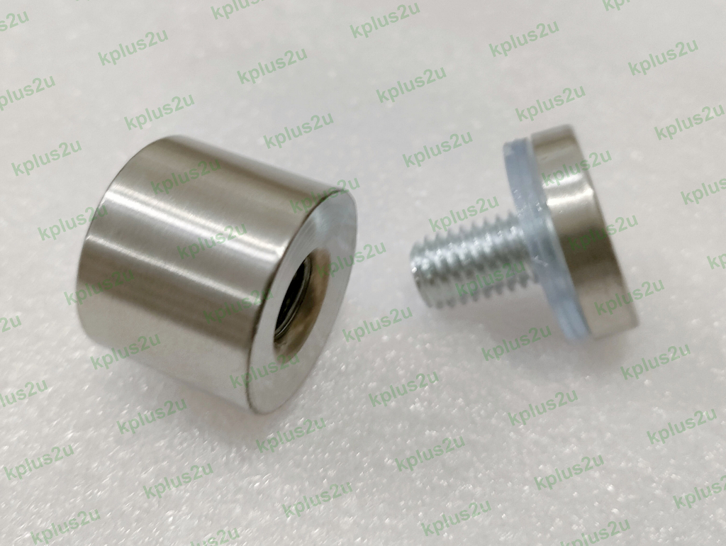 25mm Stainless Steel Glass Holder Standoff Nut Wall Mount Bolt Acrylic ...