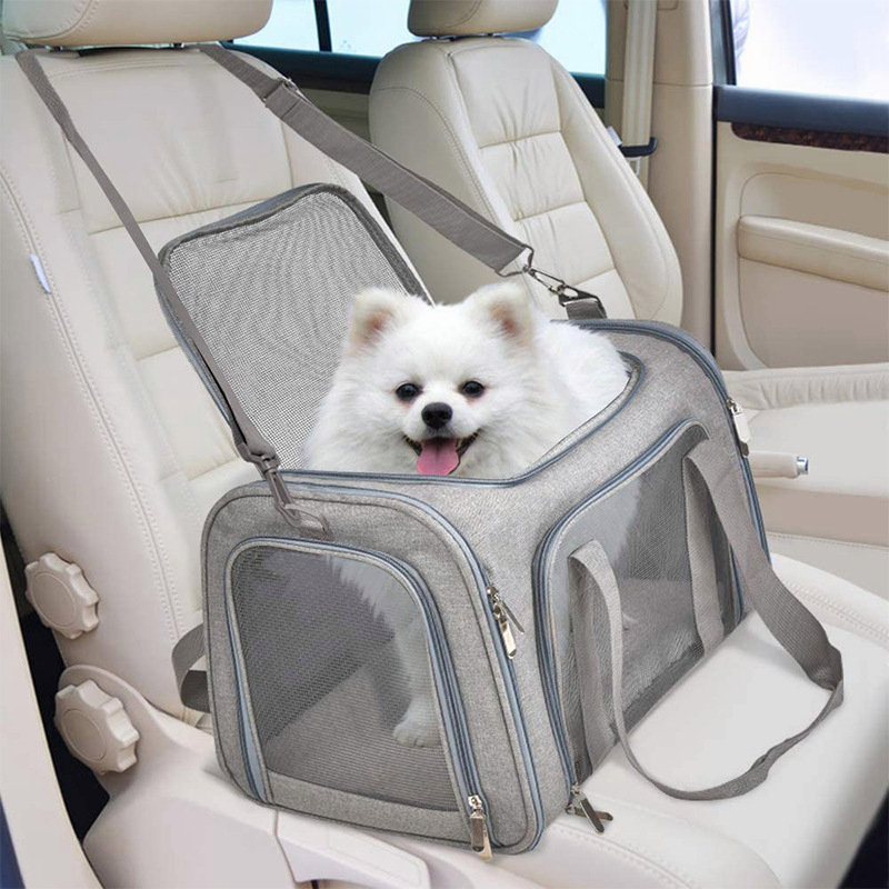 Expandable Pet Bag Carrier Large Cat Backpack Carrier Cat Beg Carrier ...