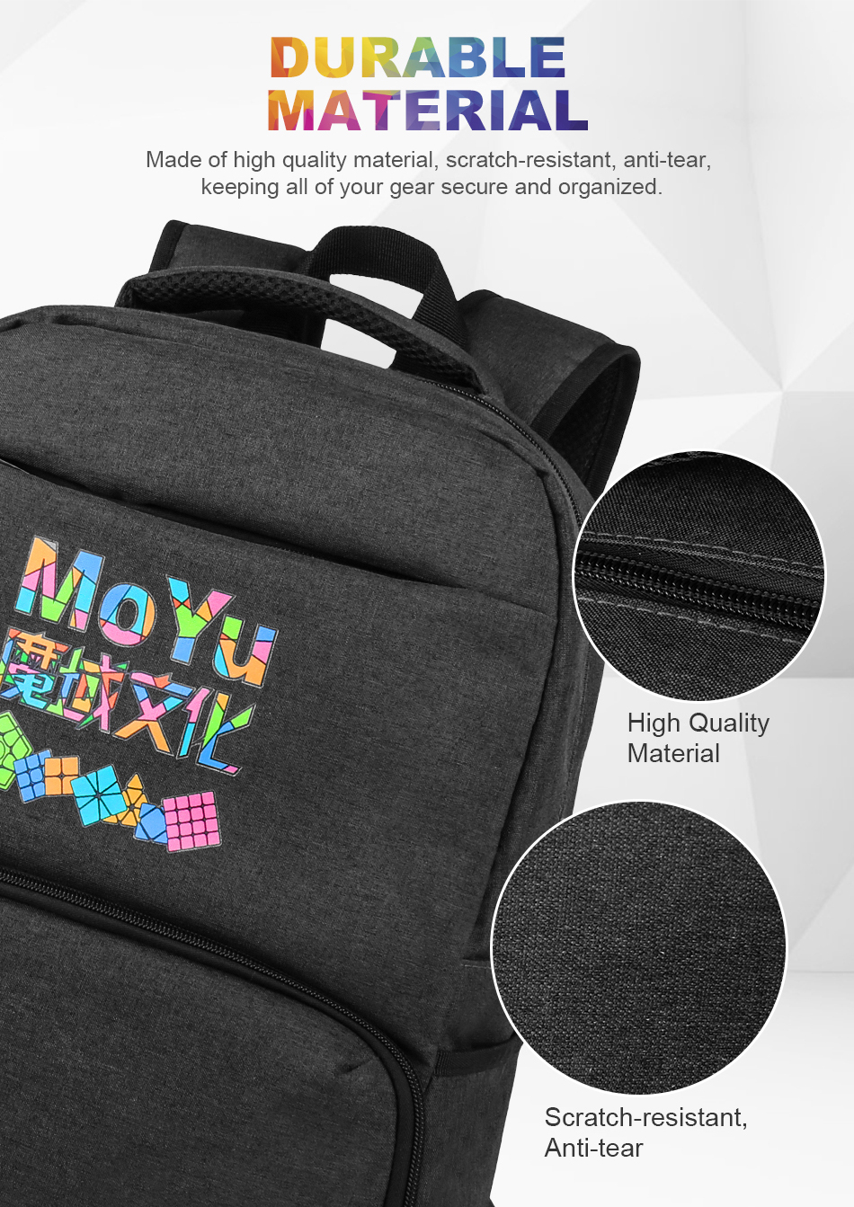 [JPEARLY] Moyu Cubing Backpack | Speedcubing Bag for Speedcuber ...