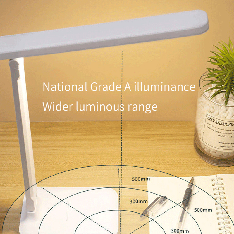 Adjustable LED Touch Dimming Table Lamp Study Desk Lamp USB Eye ...