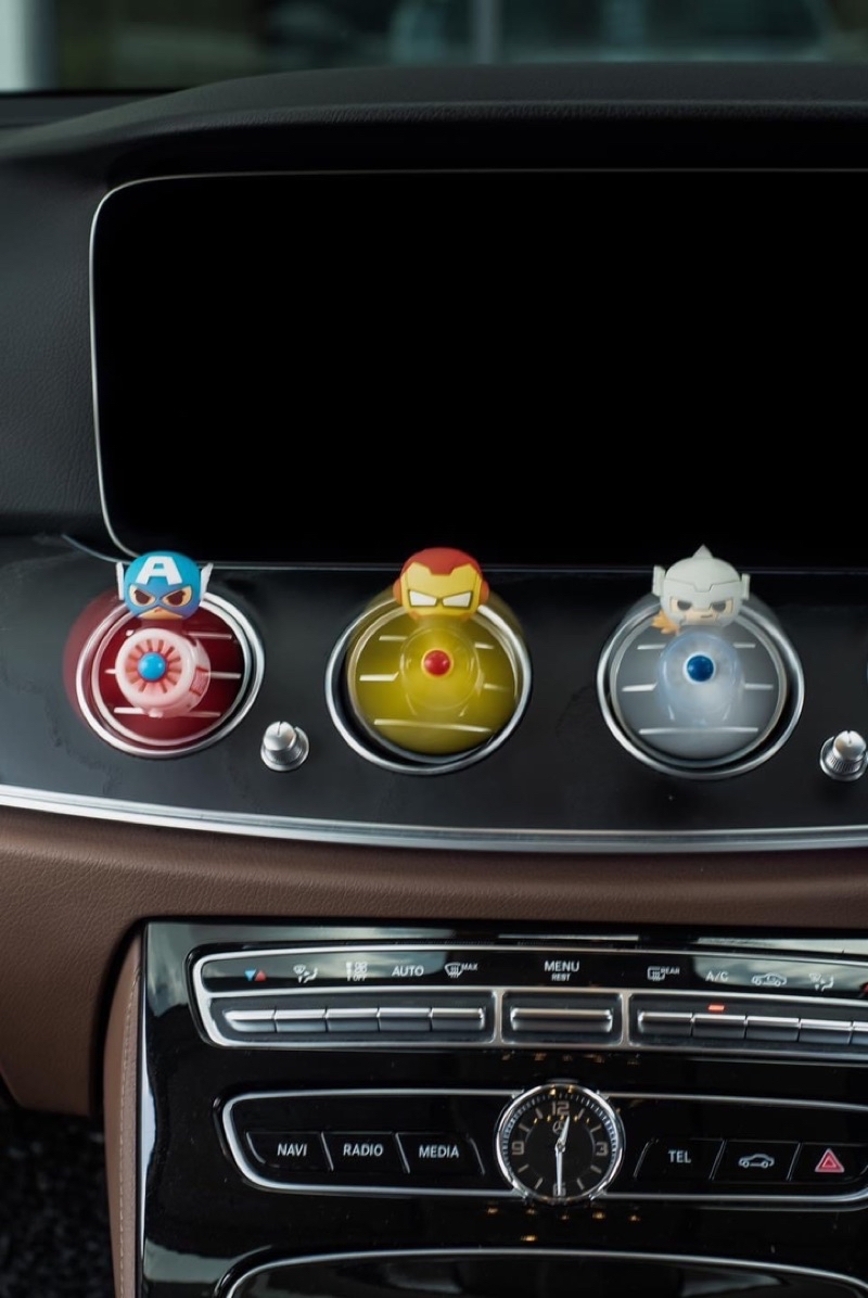 VANZO Marvel Series Car Vent Perfume 4g x 2 Thor Captain America Iron ...