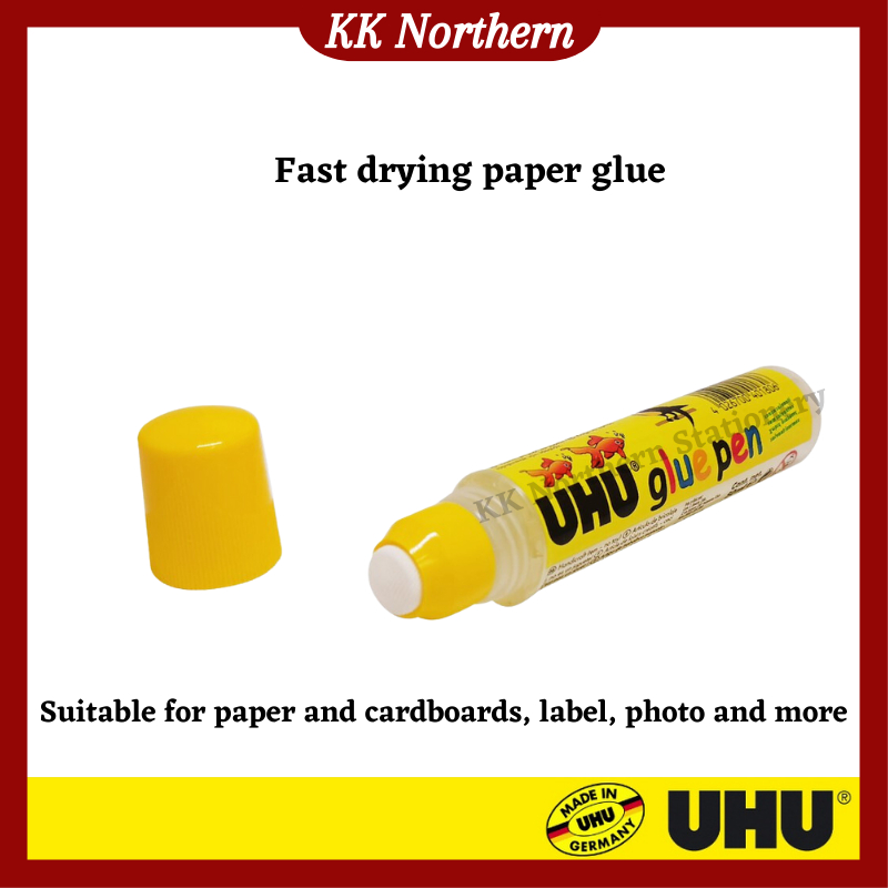 (1 pcs) UHU Glue Pen 50ml Happy Glue / Gam Jernih / Clear Glue Gam ...