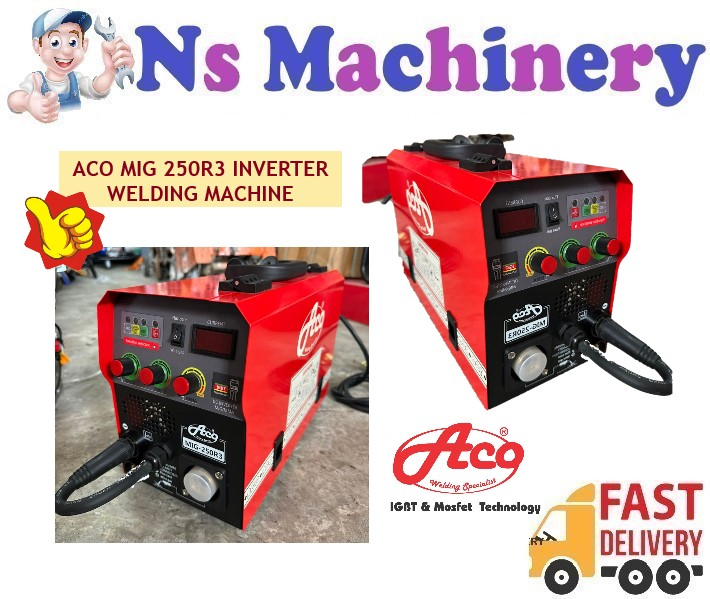 ACO Mig 250R3 Mig250v Mvx250v Professional 3 IN 1 MIG/MMA & GASLESS ...