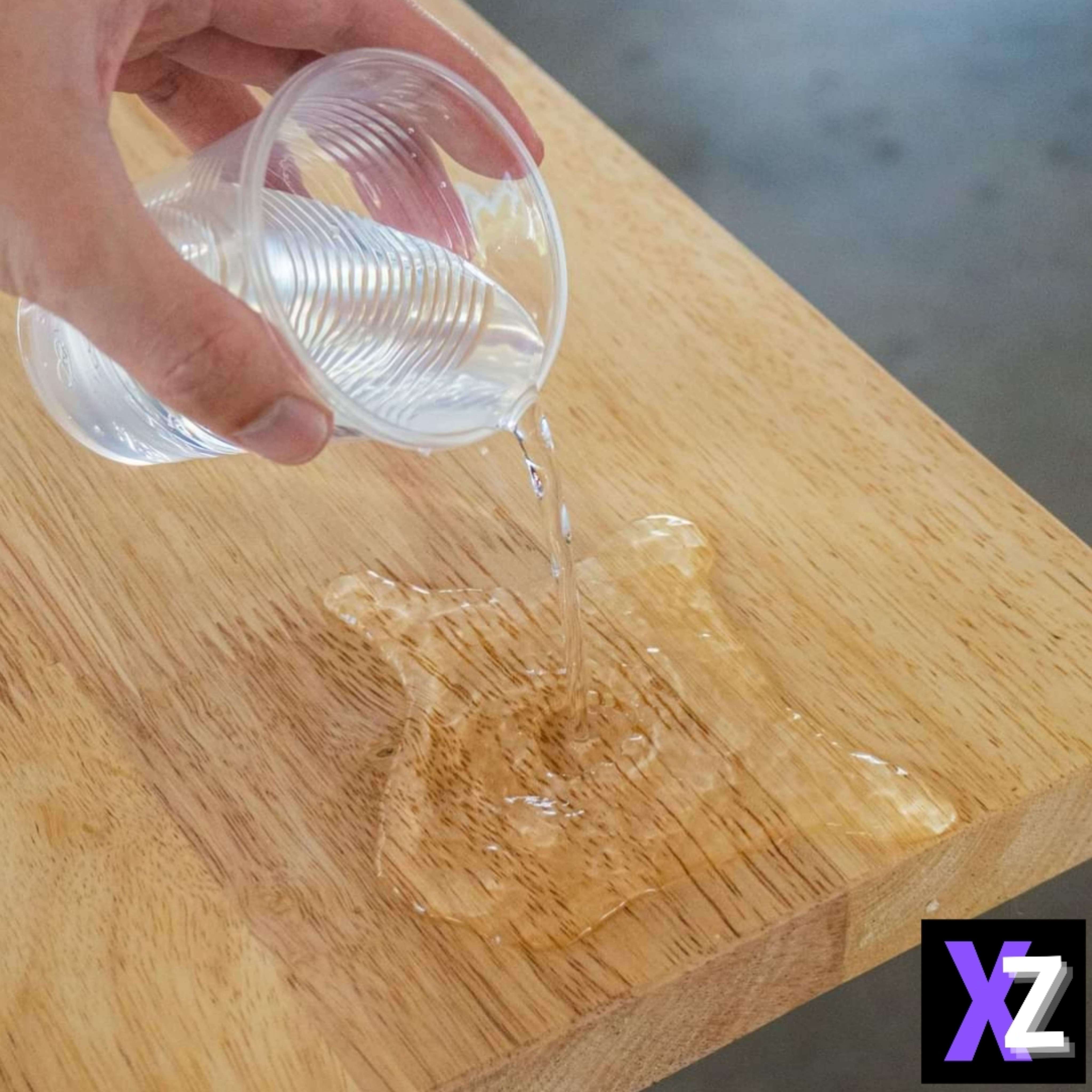 𝗫𝗭 Rubber wood Table Top 20mm Solid wood table Kayu Solid Counter top ...