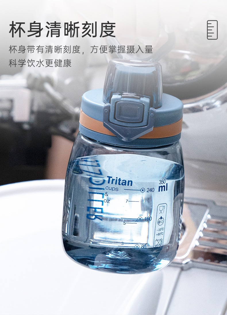 Diller Tritan Water Bottle BPA Free Drinking Bottle For Sports And ...