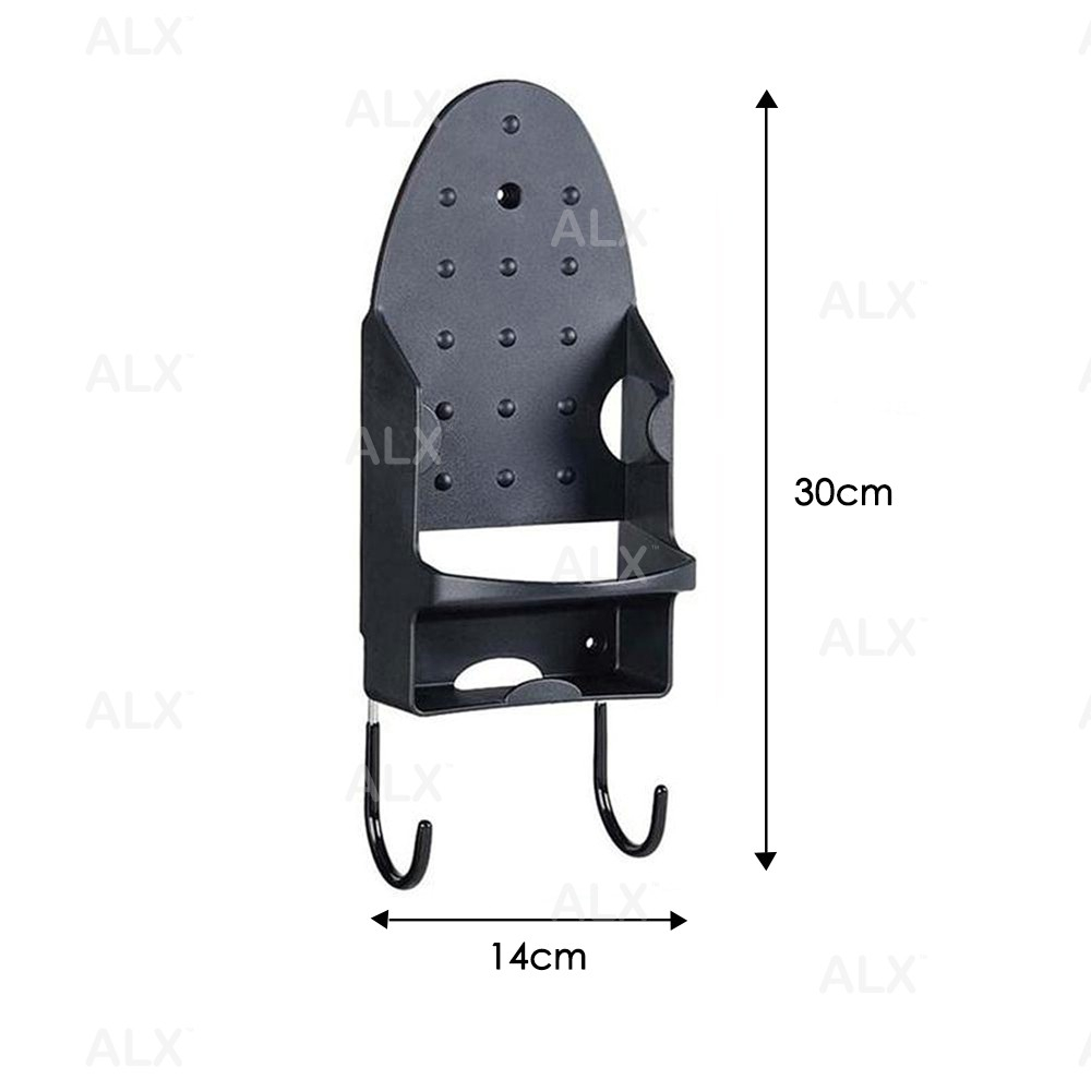 ALX Wall Mount Iron Hanging Rack Iron Storage Heat Resistant Hanger ...