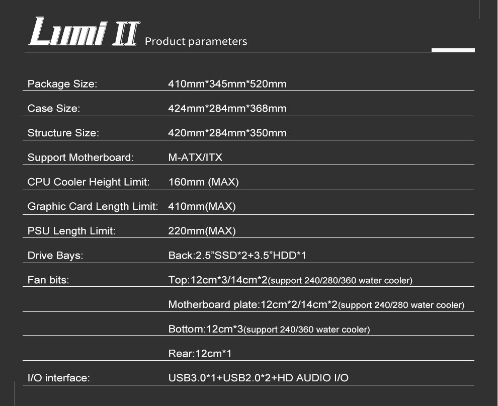 Segotep Lumi II M-ATX Gaming Casing With 3 ARGB Fan - Black/White ...