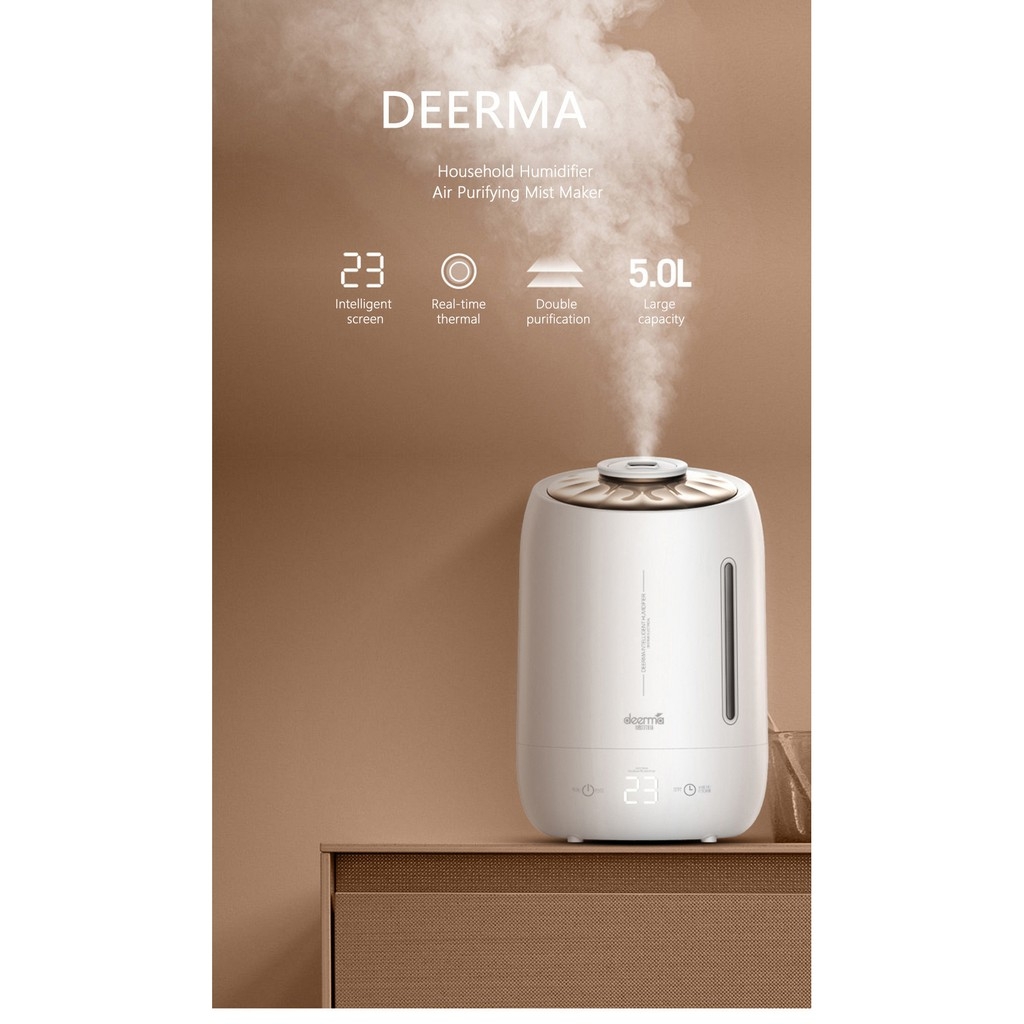 Deerma F600 Air Humidifier Mist Timing Intelligent Touch Screen ...