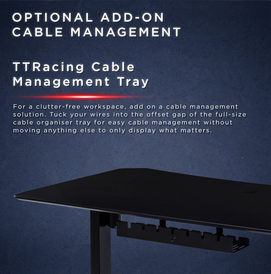TTRacing Titus Ergonomic Standing Table Height Adjustable Table ...