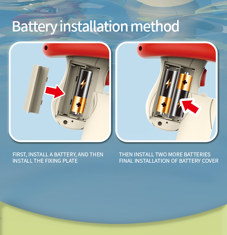 Yimi Water Gun Electric Machine Snails Play Toys Kids Pool Baby Bath ...