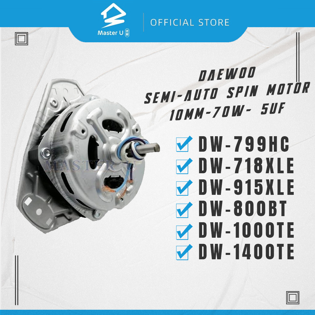 DAEWOO SEMI-AUTO SPIN MOTOR DW-799HC/DW-718XLE/DW-915XLE/DW-800BT/DW ...