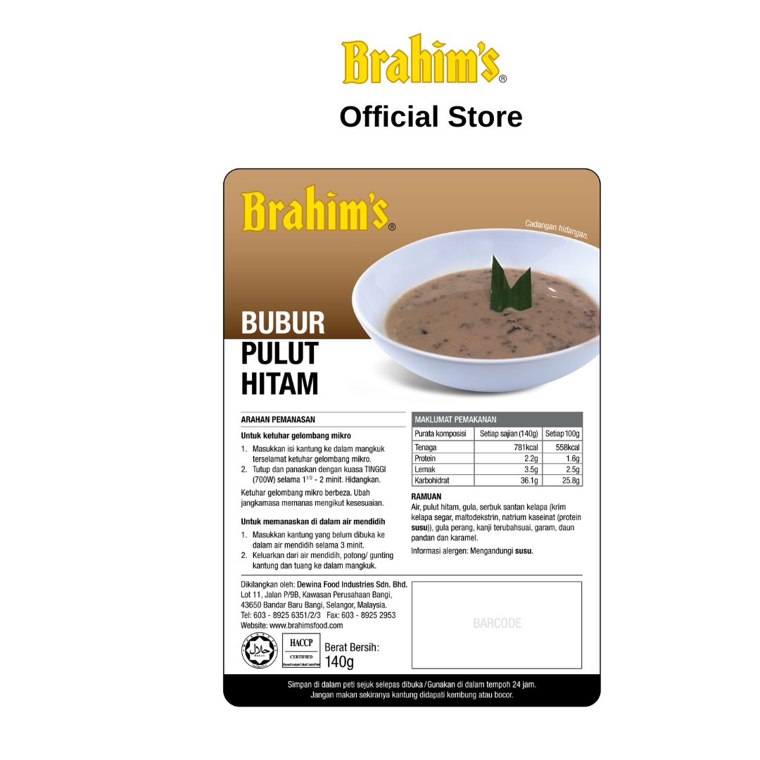 Brahim's Desserts 140g - Pemanis Mulut | Shopee Malaysia