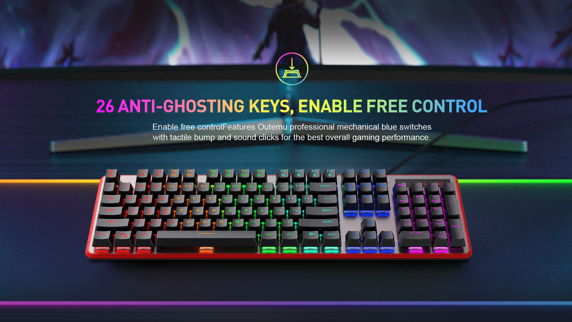Gamenote | Havit KB870L Mechanical Gaming Keyboard RGB ( black ...