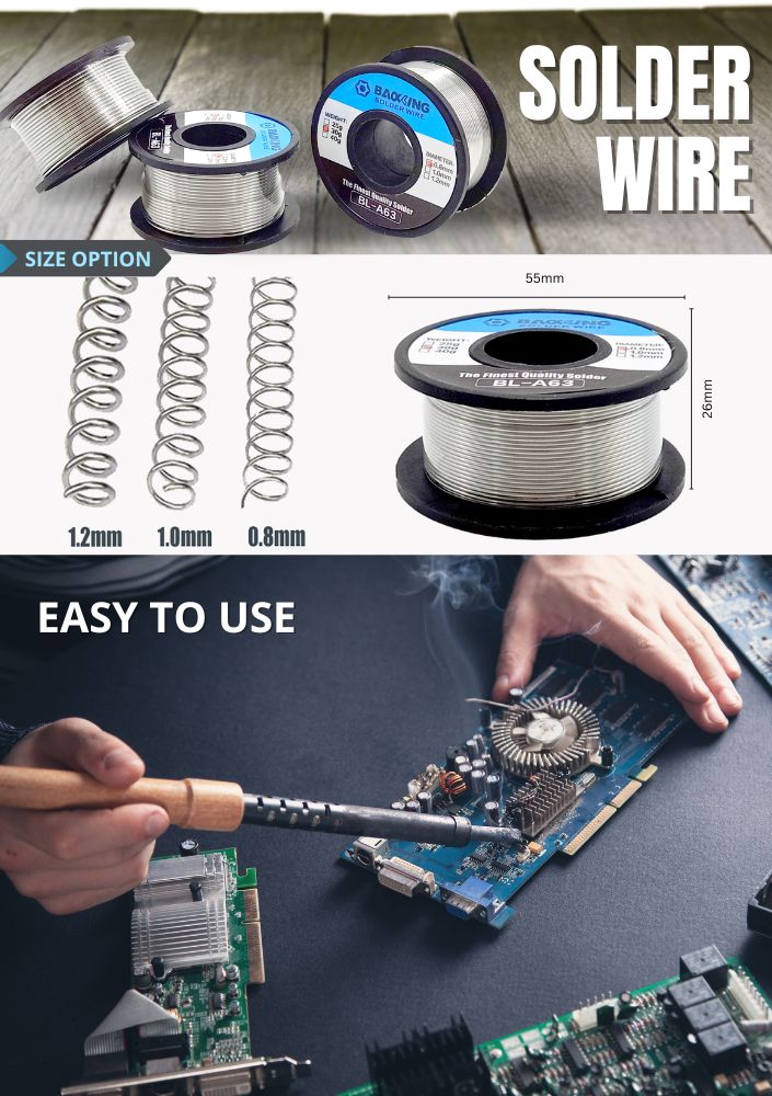 PREMIUM LEAD 30G A63 Solder Wire Soldering Wire Pateri Solder Set ...