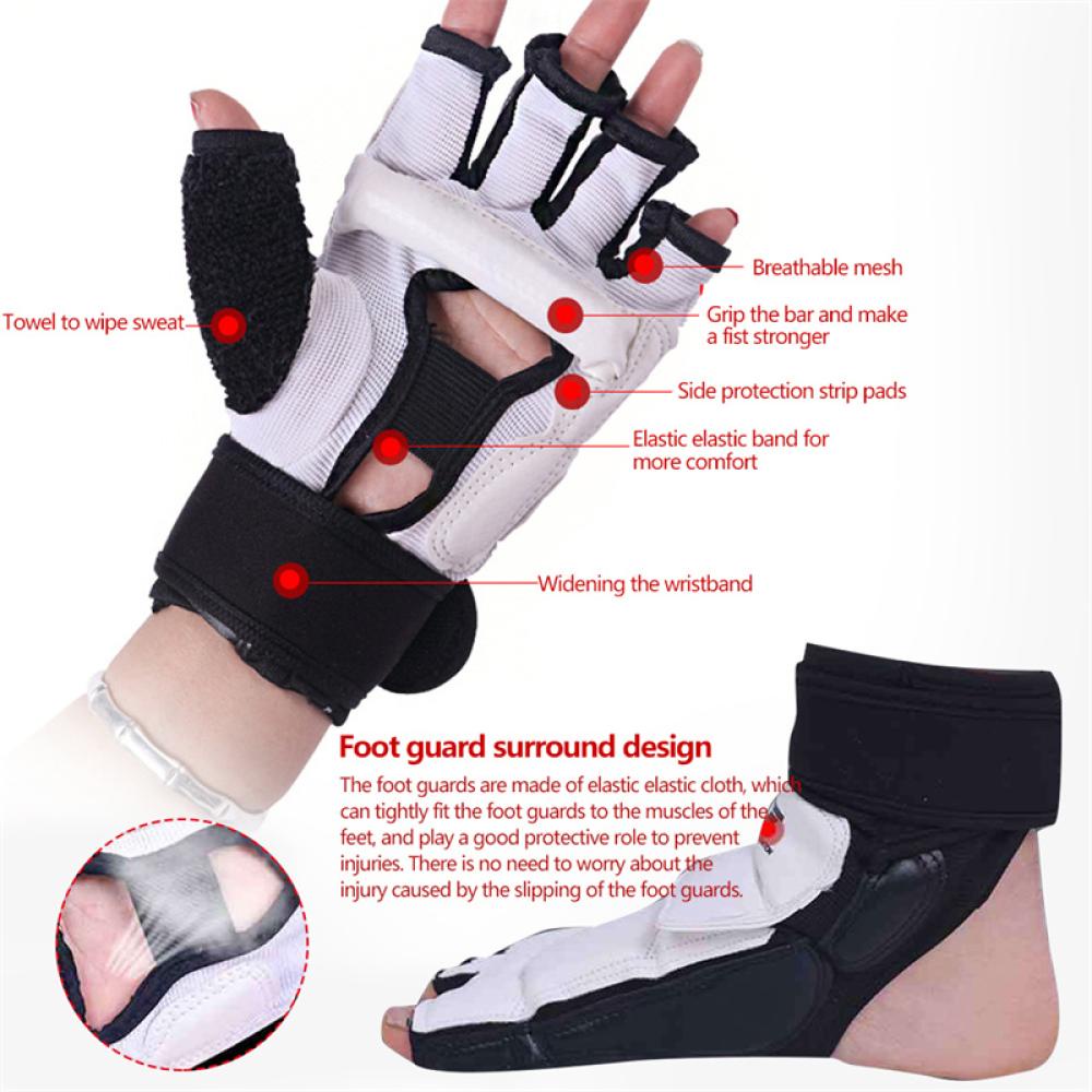 3H SET LENGKAP PELINDUNG TAEKWONDO/MUAY THAI Shin Guard,Groin Guard,Arm ...