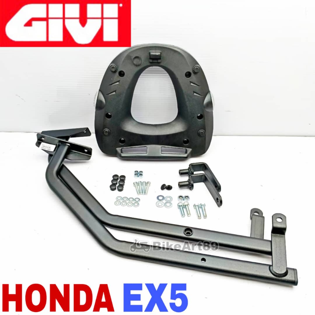 Monorack Givi Heavyduty Advance Rack HONDA EX5 Black 100% Original with Motor Boxes Box B27N2 ...