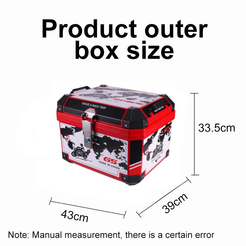 Box Trax 45L Motosikal Coocase Box Motorcycle Box Top Box Motorcycle ...
