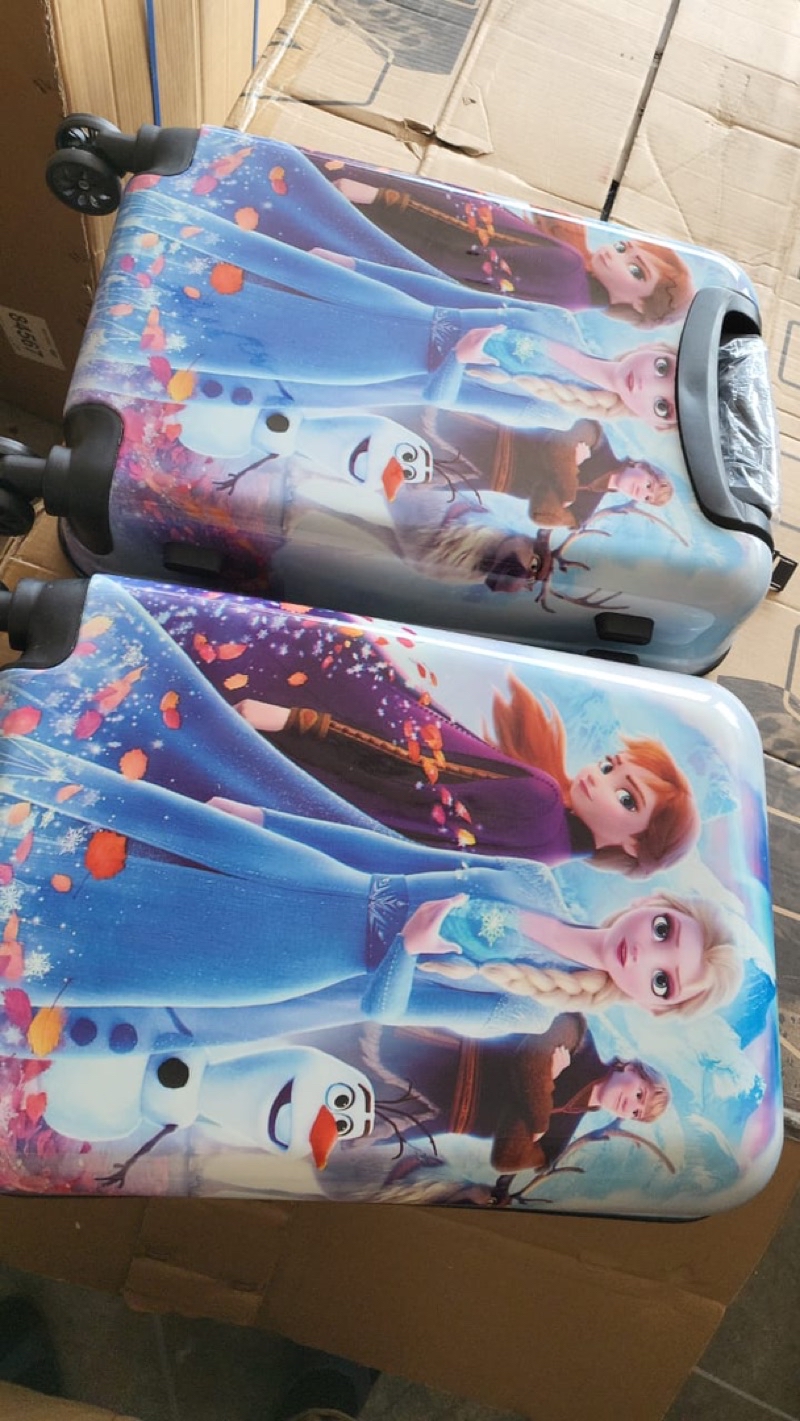20inch Frozen Elsa Hand Carry Trolley Case Double Side Printed Cartoon ...