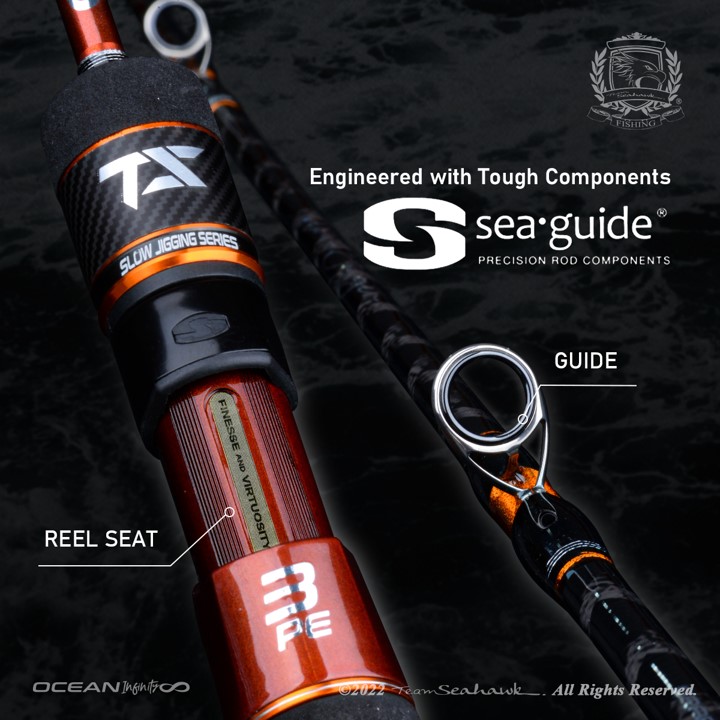 Seahawk Ocean Infinity 8 Slow Jigging Rod 🔥Ready Stock🔥 100% Original🔥 ...