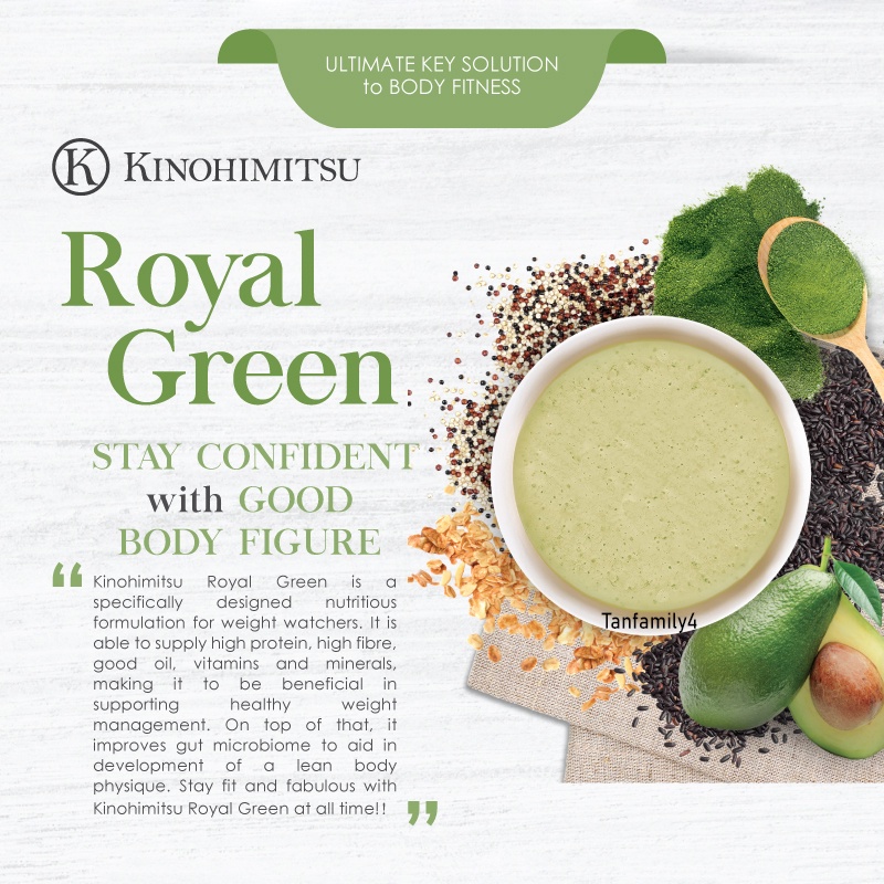Kinohimitsu Royal Green 绿宝王 1kg (Exp: 08/2025) | Shopee Malaysia