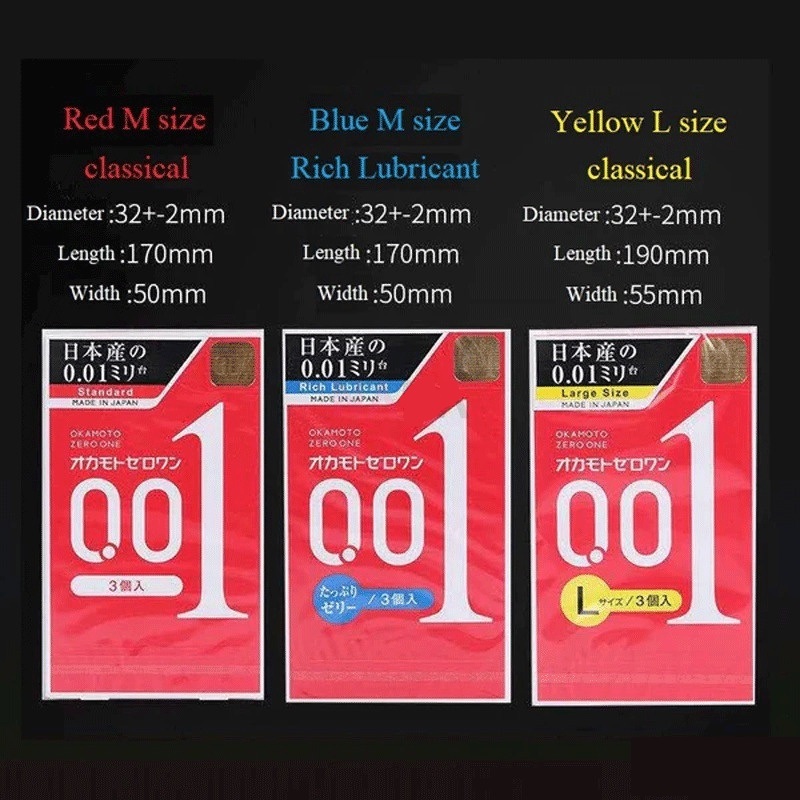 【Ready Stock】Japan No.1 Condom Okamoto 001, World Thinnest Condom ...