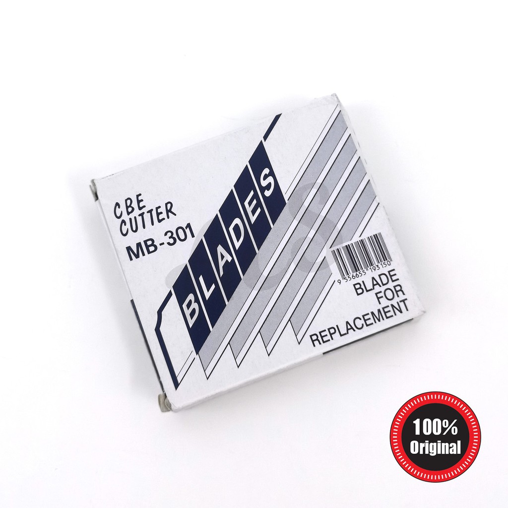 CBE CUTTER MB-301 / MB-501 BLADE FOR REPLACEMENT 5PCS X 10TUBE | Shopee ...