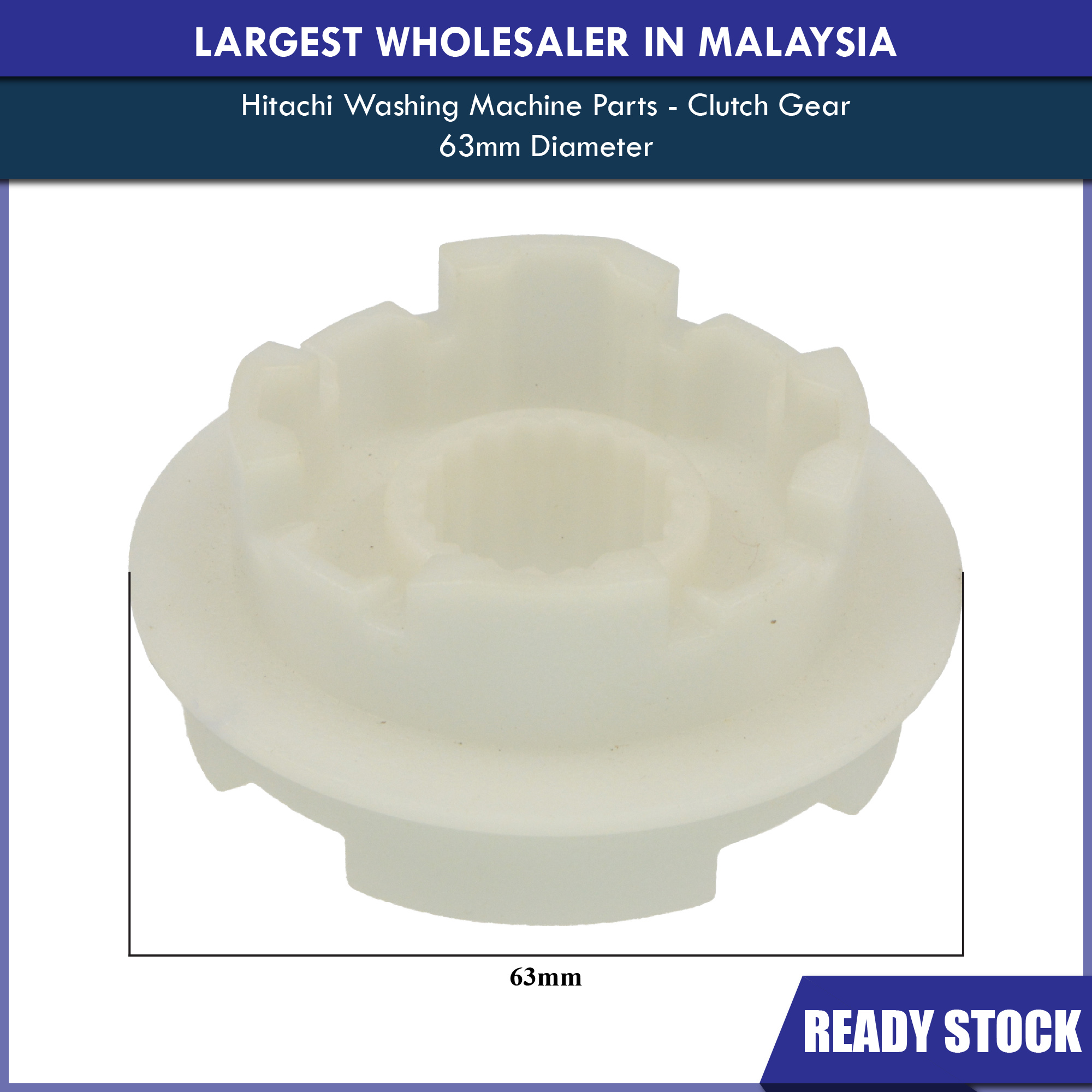 Hitachi Clutch Gear DIA: 63mm for washing machine use | Shopee Malaysia