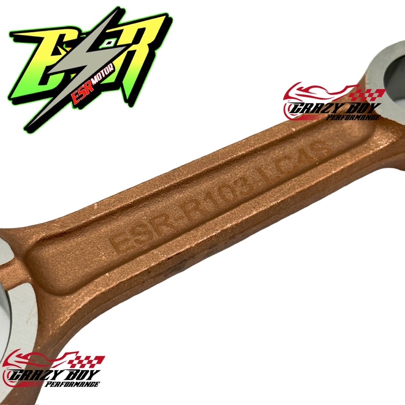 ESR 100% ORIGINAL CONNECTING ROD Y15ZR Y15 LC135 4S LC135 5S 102MM ...