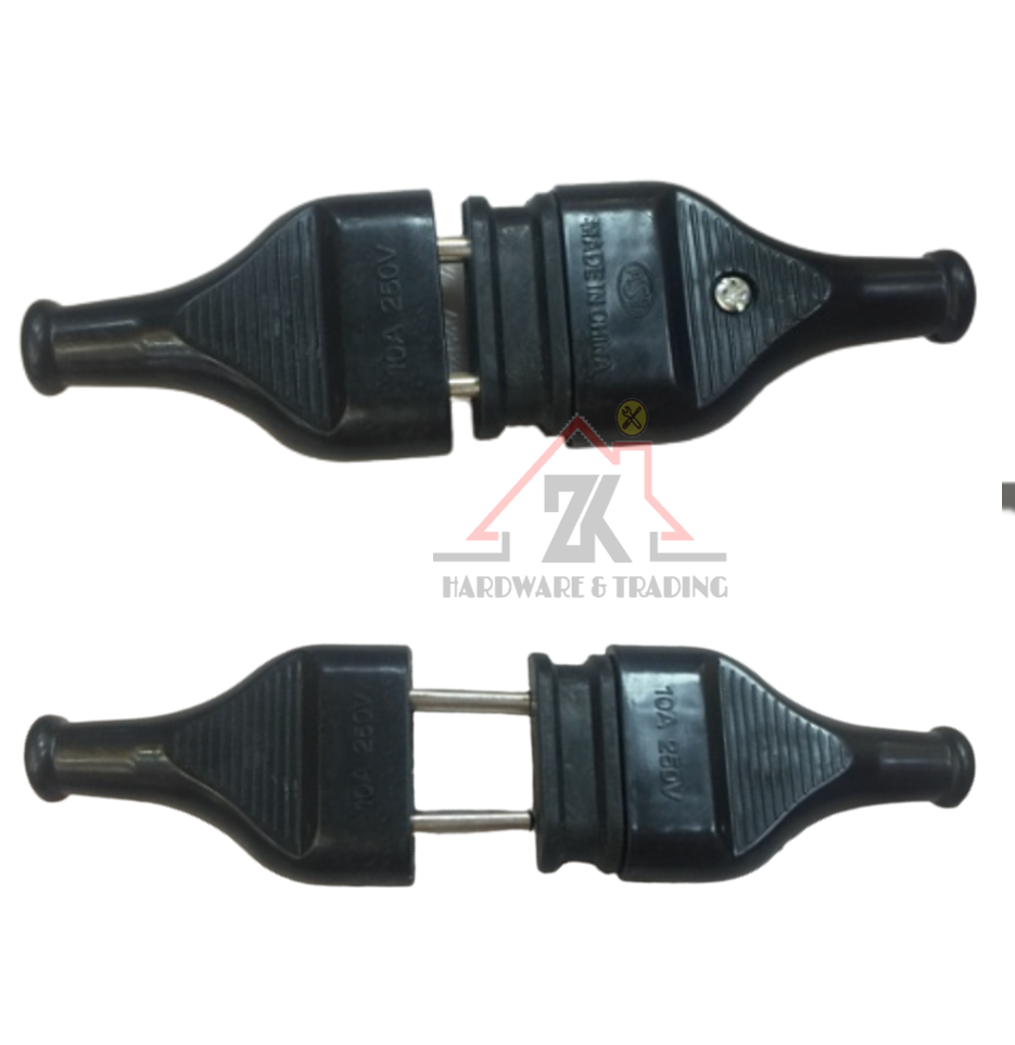 2 Pin Round Plug and Socket Male Plug 2 Pin Female 2 Pin Socket AC Plug ...