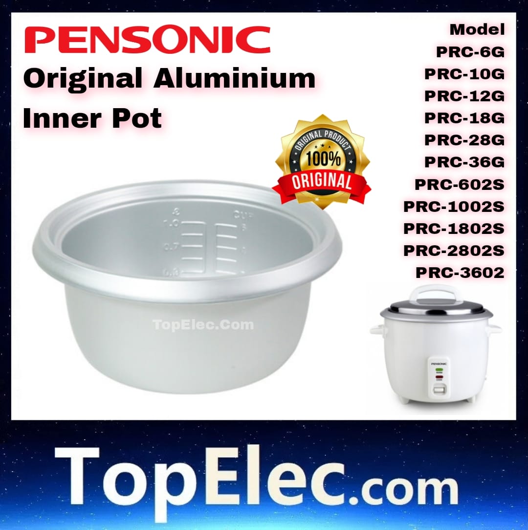 PENSONIC INNER POT PRC-6G PRC-10G PRC-12G PRC-18G PRC-28E PRC-36G PRC ...