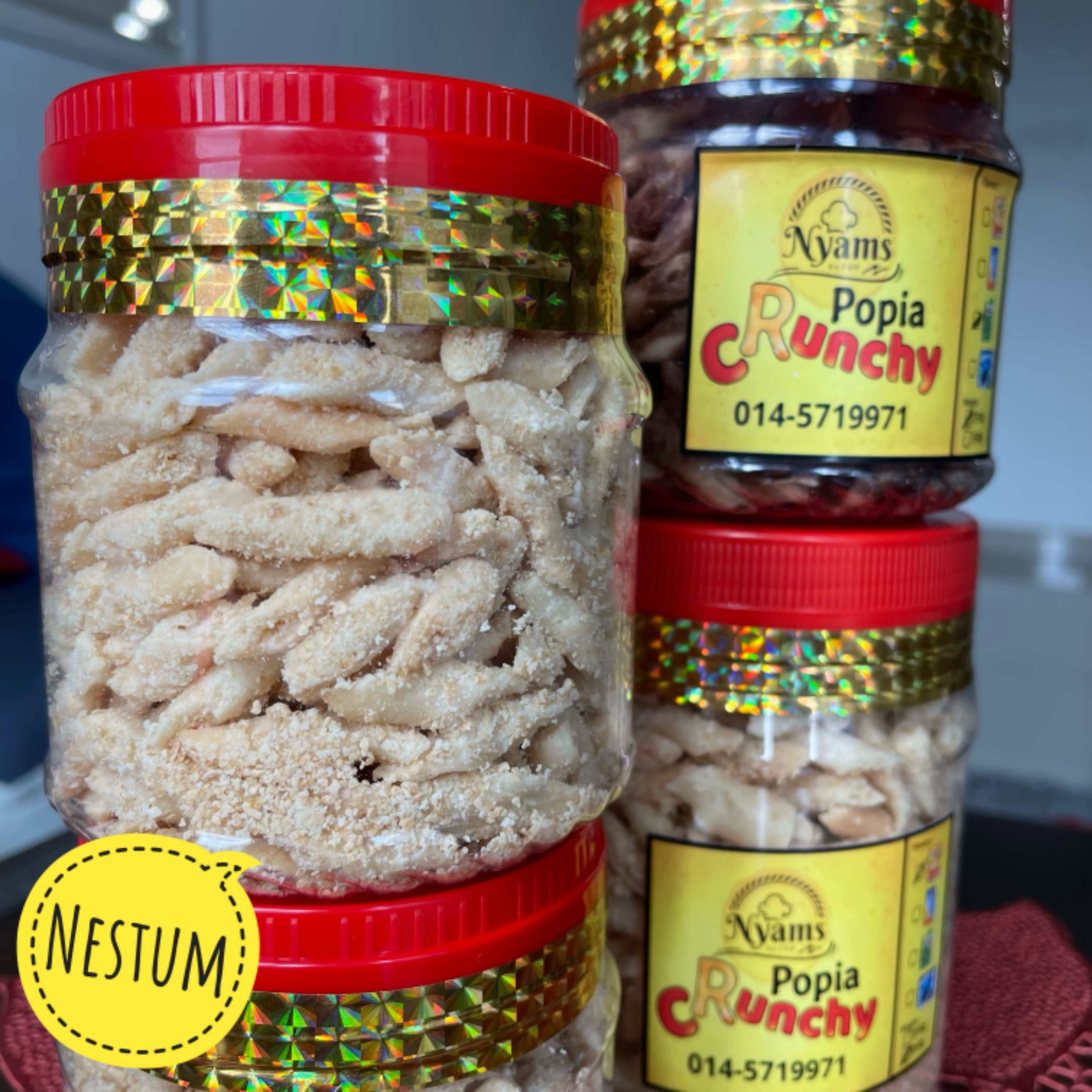 Popia Nestum Crunchy Nyams Milo Horlicks Oreo Crispy Kuih Raya Murah Homemade | Shopee Malaysia
