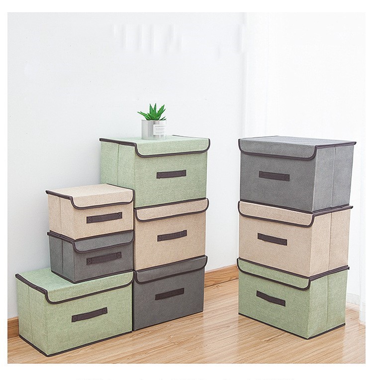 (🇲🇾READY STOCK)Organizer Storage Box with Handle Foldable Polyester ...