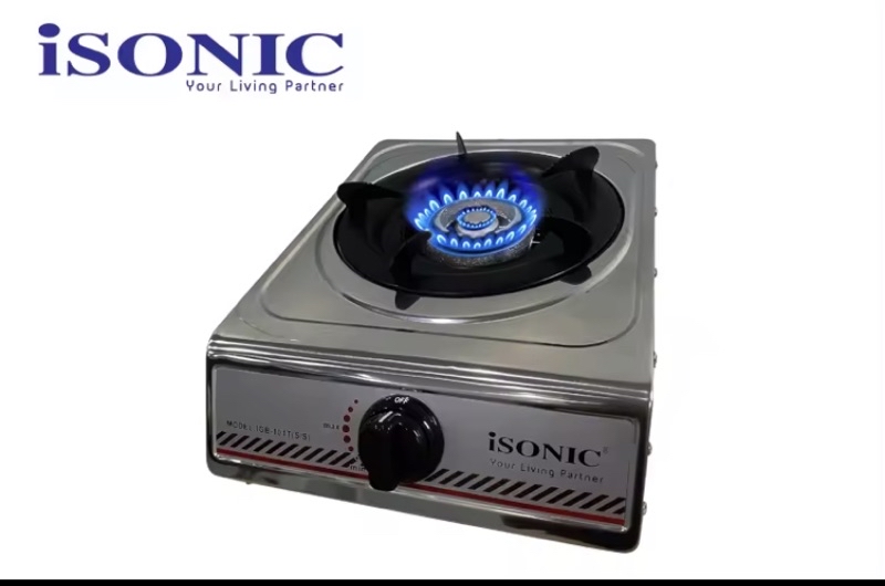 iSONIC STAINLESS STEEL SINGLE GAS STOVE IGB-101T (S/S) | Shopee Malaysia